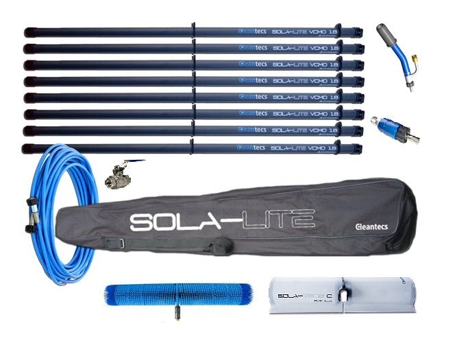 Solar Cleaning Package, C Series brush w/pole and selectable ...